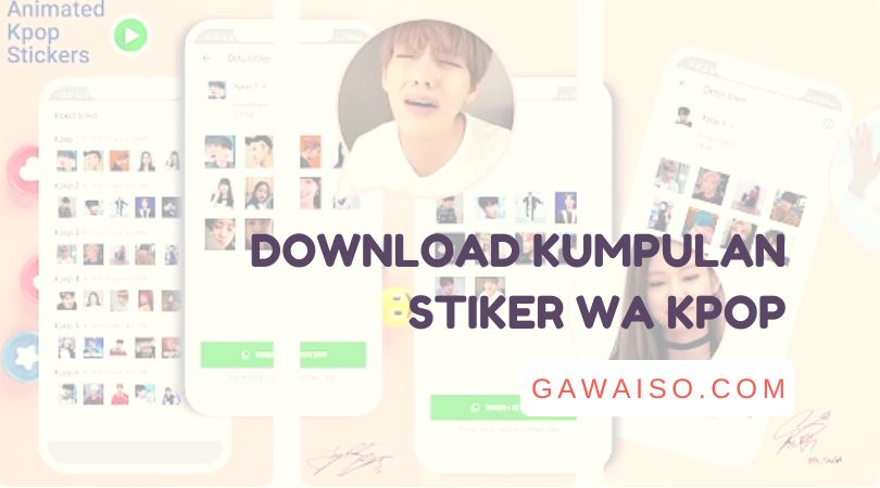 Stiker WA KPop & Drakor - Stiker WA BTS, NCT, BlackPink, dll - GAWAISO